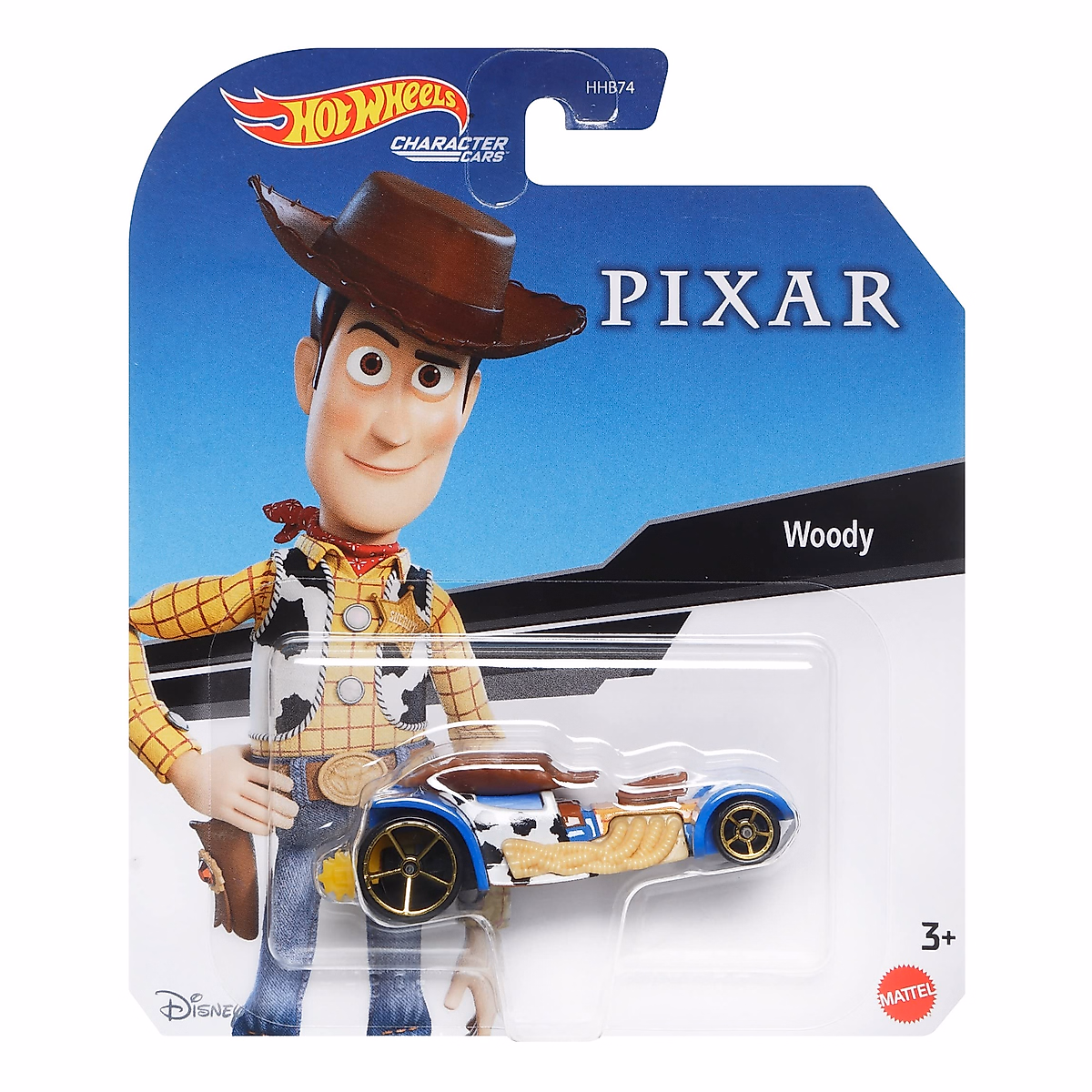 Hot Wheels Disney Pixar Woody Character Car Version 2022 Toy Story