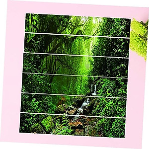 Housoutil Thicken Stairs Stickers Staircase Wall Decor Staircase Stickers Stairs Decals Staircase Decals PVC Stair Decor Mural Stair Stickers Decorative Paintings Digital