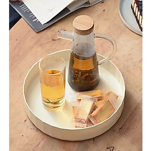 Lazy Susan Cabinet Organizer 10 Inch,Non-Skid Kitchen Island Turntable,Countertop Bathroom Kitchen Under-Sink Organizer Bins for Counter Spice Rack Storage 1 Pack (White)