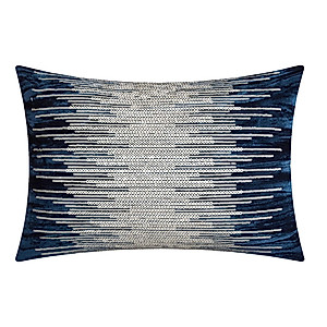 Chic Home - BCS12616-AN Westmont 4 Piece Comforter Set Crinkle Crushed Velvet Bedding - Decorative Pillow Shams Included, Queen, Navy