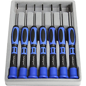 StarTech.com 7 Piece Precision Screwdriver Computer Tool Kit with Carrying Case - Screwdriver kit , TAA (CTK100P)