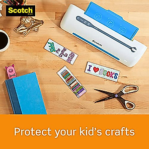 Scotch Matte Thermal Laminating Pouches, Ultra Clear with Matte Finish, Letter Size 8.9 in x 11.4 in, 50-Pack