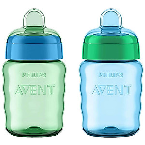 Philips Avent My Easy Sippy Spout 9-Ounce Cup (Pack of 2) Blue
