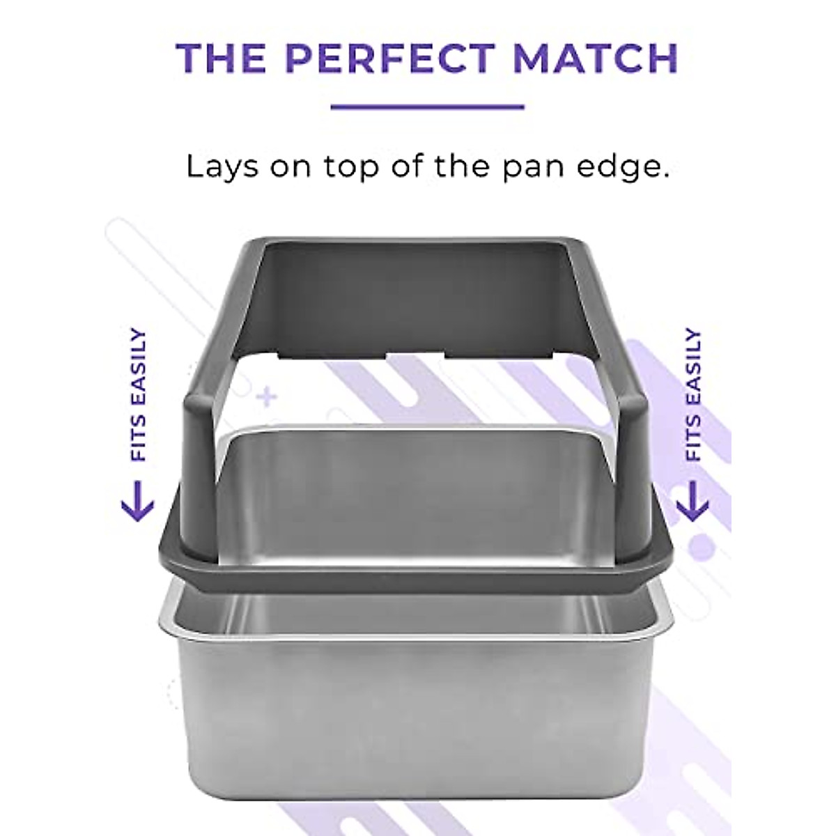 iPrimio Enclosed Sides Stainless Steel Cat XL Litter Box Keep Litter In the Pan - Never Absorbs Odor, Stains, or Rusts - No Residue Build Up - Easy Cleaning Litterbox Designed by Cat Owners - Patented