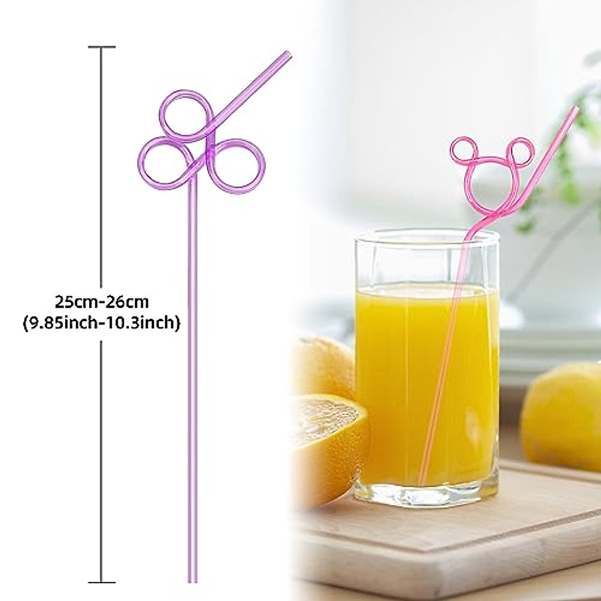 30 pcs Crazy Straws Silly Straws Plastic Straws Reusable Drinking Straws forClassroom Activities Valentines Day Gift Christmas Birthday Wedding Party Supplies