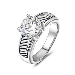 UNY Ring Vintage Antique Femme Designer Fashion Brand David Jewelry love Wedding Christmas Valentine Gift (6, peridot-zirconia)