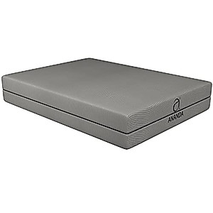 Greaton 14-Inch Ananda Pearl and Gel Memory Foam Hybrid Mattress with Zipper System | Standard Size, Breathable, Plush, Mesh Sides with Removable and Washable Cover, Queen