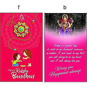 Sharvil Set 3 of Rakhi for Brother Bhaiya Bhabhi Raksha Bhandhan Rakhi Thread Bracelet Cotton Thread multi design