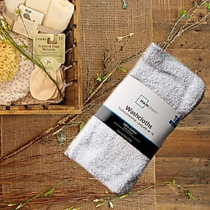 Mainstay New 18 Terry White Washcloths Cotton 11 X 11 Thin Wash Rags Wash Cloths