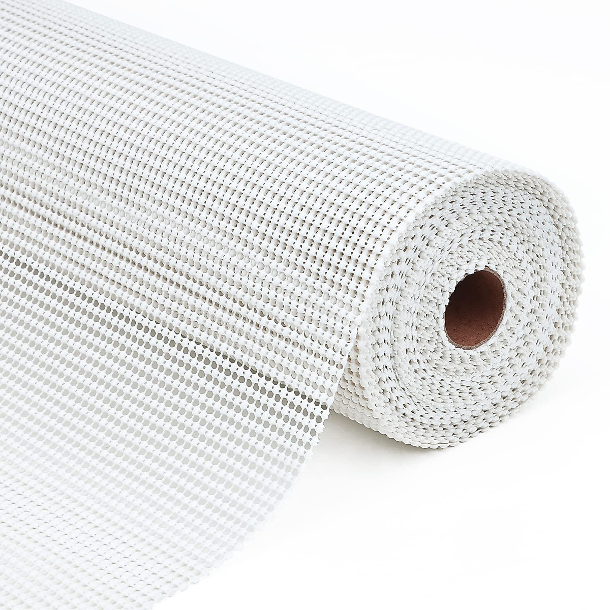 BAKHUK Grip Shelf Liner, Non-Adhesive 12 Inch x 25 Feet Cabinet Liner Durable Organization Liners for Kitchen Cabinets Drawers Cupboards Bathroom Storage Shelves (White)