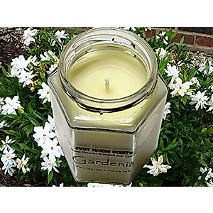 Gardenia Scented Blended Soy Candle | Long Lasting Spring Floral Fragrance | Hand Poured in The USA by Just Makes Scents
