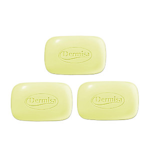 Dermisa Brightening Bar with Kojic Acid, Licorice Root, Bearberry Extract | NO PARABENS, NO SULFATES | 3 OZ | Pack of 3