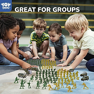 TOY Life Army Men, Army Toys, Plastic Army Men Action Figures, Toy Soldiers for Boys, Military Toys, Green Army Men Playset, Toy Helicopter, Soldier Toys, Army Guys, Army Action Figures, Toy Army Men