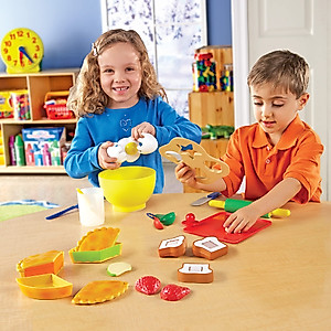 Learning Resources Pretend & Play Bakery Set - 31 Pieces, Ages 3+ Pretend Play Toys for Toddlers, Bakery Toys, Preschool Learning Toys, Kitchen Play Toys for Kids