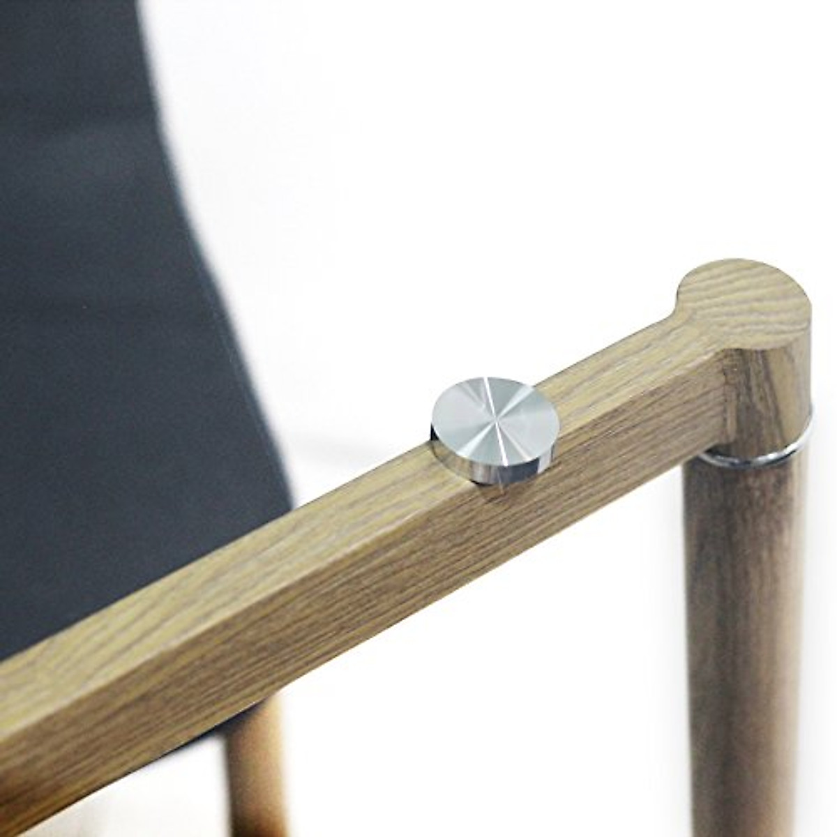 IDS Online Mid Century Dining Table, Office Desk, Glass : 8mm, Wooden Skin