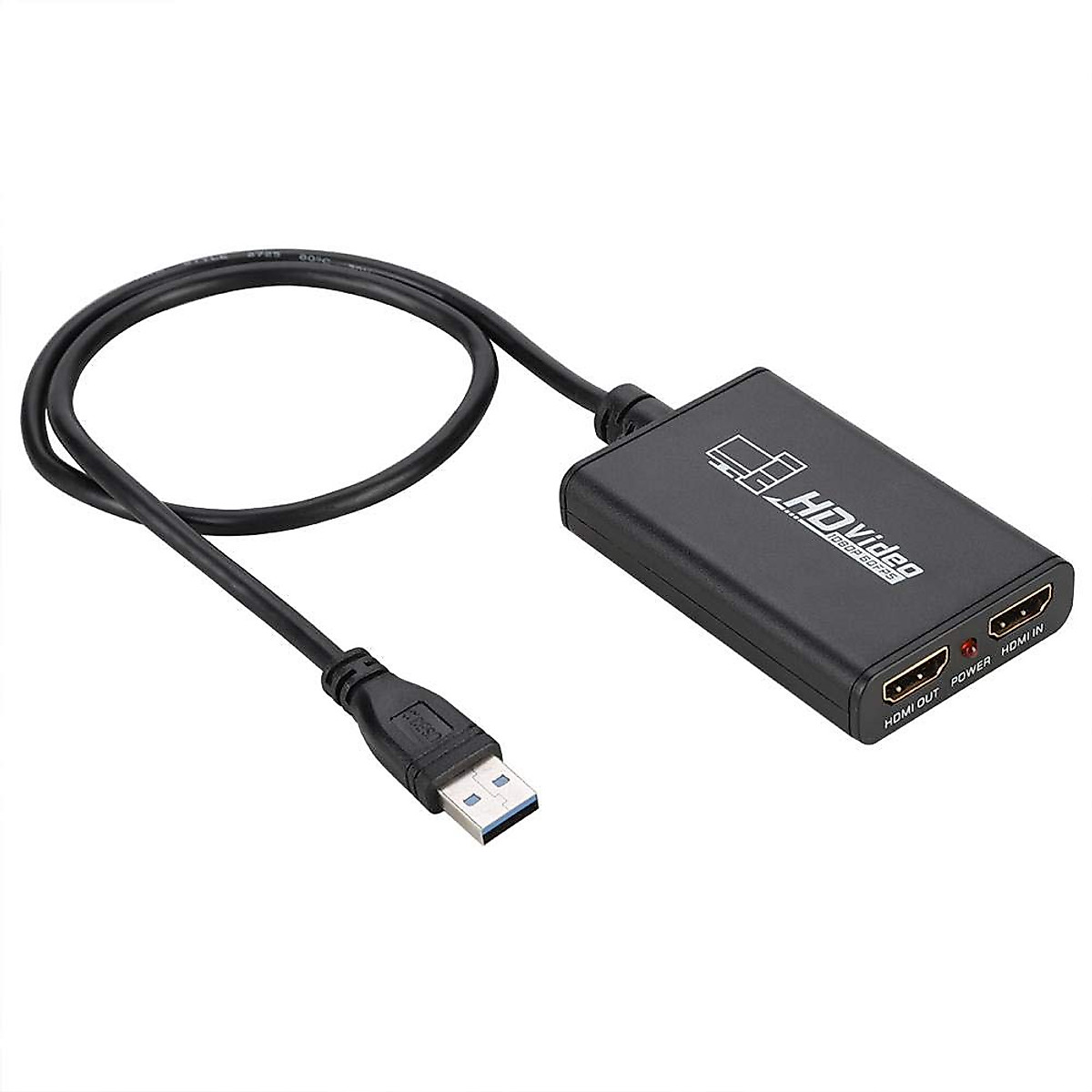 Ciglow USB 3.0 Game Capture Card, 1080P High Speed HD Video Capture Card Live Streaming Recorder Device, Compatible with PS3 / PS4/Xbox.