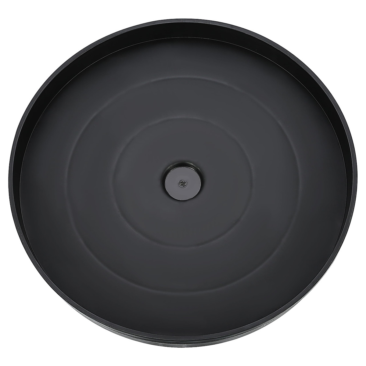 KUAFU 500 lbs Drum Dolly for 55 Gallon Round Container, Heavy Duty Plastic Drum Cart, Durable Plastic Barrel Cart with 5 Swivel Casters Wheels for Moving Item Transport Black