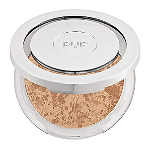 PÜR MINERALS Bronzing Act Matte Bronzer Powder - Illuminating Bronzer For Face & Body Contour - Brightening Bronzer Makeup For Natural-Looking Glowing Skin - Vegan, Cruelty-Free Bronzer