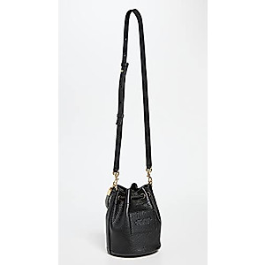 Marc Jacobs Women's The Leather Bucket Bag, Black, One Size