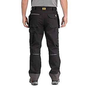 Caterpillar Men's H2O Defender Pant (Regular and Big & Tall Sizes), Black/Graphite, 28W x 30L