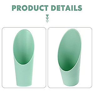 Yardwe 6pcs Barrel Shovel Garden Soil Shovels Vegetables Planting Shovel Small Mini Potting Scoop Flower Shovel Plastic Planter Pot Portable Garden Soil Scoops Flowers Bonsai Child