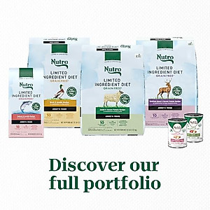 Nutro Limited Ingredient Diet Dry Dog Food, Salmon & Lentils Recipe, 22 lbs.