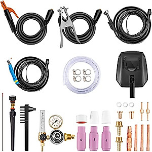 Mophorn TIG/MMA Plasma Cutter CT520D 3 in 1 Combo Welding Machine Tig Welder 200A Arc Welder 200A Plasma Cutter 50A Plasma Cutting Machine Dual Voltage 110 220V