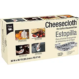 Dritz 600 Cheesecloth, Food Grade #10, 36-Inch x 80-Yards , White