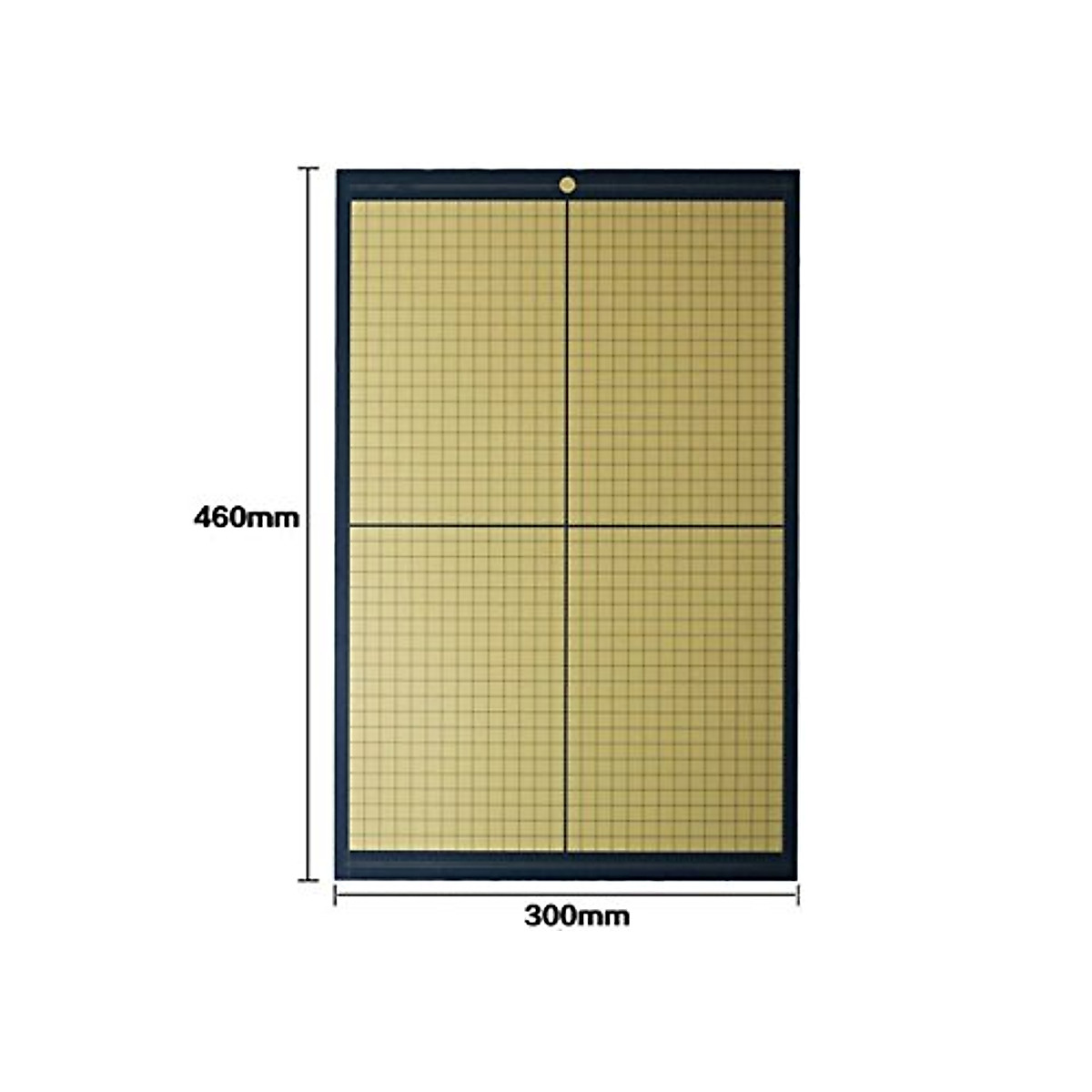 A3 Non Slip Vinyl Cutter Plotter Cutting Mat with Craft Sticky Printed Grid, 460mm*300mm