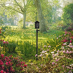 Holicfun Ground Stake Mount Stand with Weather-Resistant Silicone Cover Skin for Stick Up Cam Battery (3rd Generation)