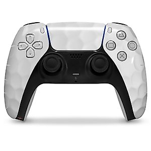 WraptorSkinz Skin Wrap compatible with Sony PS5 DualSense Controller Golf Ball (CONTROLLER NOT INCLUDED)