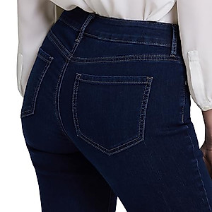 NYDJ Women's Marilyn Straight Denim Jeans, Burbank Wash, 2