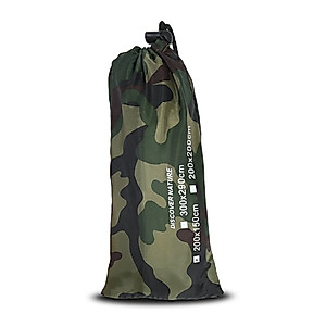 camo Tent Cover Waterproof,Camouflage Outdoor Tent Tarp,Camouflage Outdoor Portable Lightweight Rainproof Mat RainTent Tarp Shelter (2 * 1.43m)