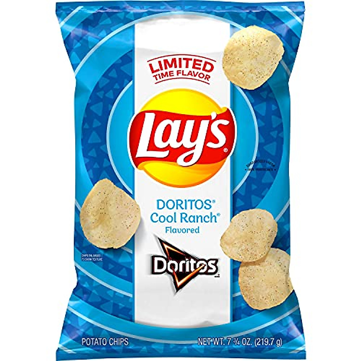 Lay's Doritos Cool Ranch Flavored Potato Chips, 7.75 Oz