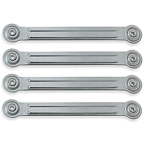 4/Pack Glider Bearing Arm Brackets Replacement Patio Glider Parts Rocker 10" Overall Length, 8-5/8" from Hole to Hole (10 Inch)