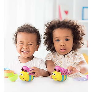 DolliBu Butterfly Bath Buddy Squirter – Floating Colorful Butterfly Rubber Bath Toy Fun Water Squirting Bathtime Play For Toddlers Cute & Soft Insect Toy For The Bathtub, Beach & Pool for Girls & Boys