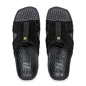 VIKTOS Men's Lightweight Outdoor Open Toe Athletic Anti-Slip Custom Fit Ruck Recovery Slide Sandals, Nightfjall, 12