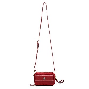 OLD TREND Genuine Leather Northwood Convertible Wallet (Red)