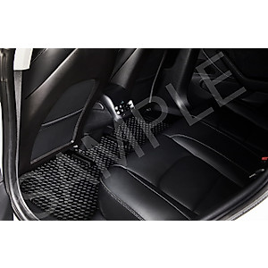 TOUGHPRO Floor Mats Accessories Set (Front Row + 2nd Row) Compatible with Ford Bronco Sport Carpeted Floor All Weather Heavy Duty (Made in USA) Black Rubber 2021 2022 2023 2024