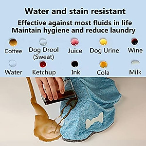 DAJIDALI Dog and Cat Shirt in Tech Fabric with Luminous Print, Pet Clothes for Large, Medium, and Small Dogs, 2-Pack of Lightweight Functional t-Shirts