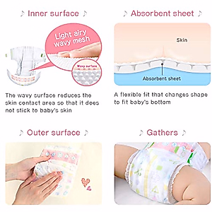 Merries Diapers Size Small (8-17 lbs) 82 Counts – Bundle with Americas Toys Wipes – Baby Diapers Tape Type Safe Materials, Indicator Prevents Leakage, Ultra-Soft for Tummy Packaging May Vary