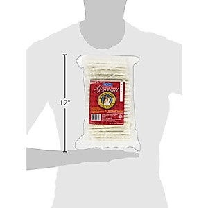 Cadet Premium Grade Beef Hide for Dogs, Long Lasting Rawhide Twist Chew Sticks, Natural Dog Chews, 5 Inch Dog Bones (34 Count)