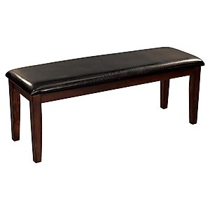 Homelegance 48" Dining Bench with Bi-Cast Vinyl Padded Seat, Cherry (5547-13)