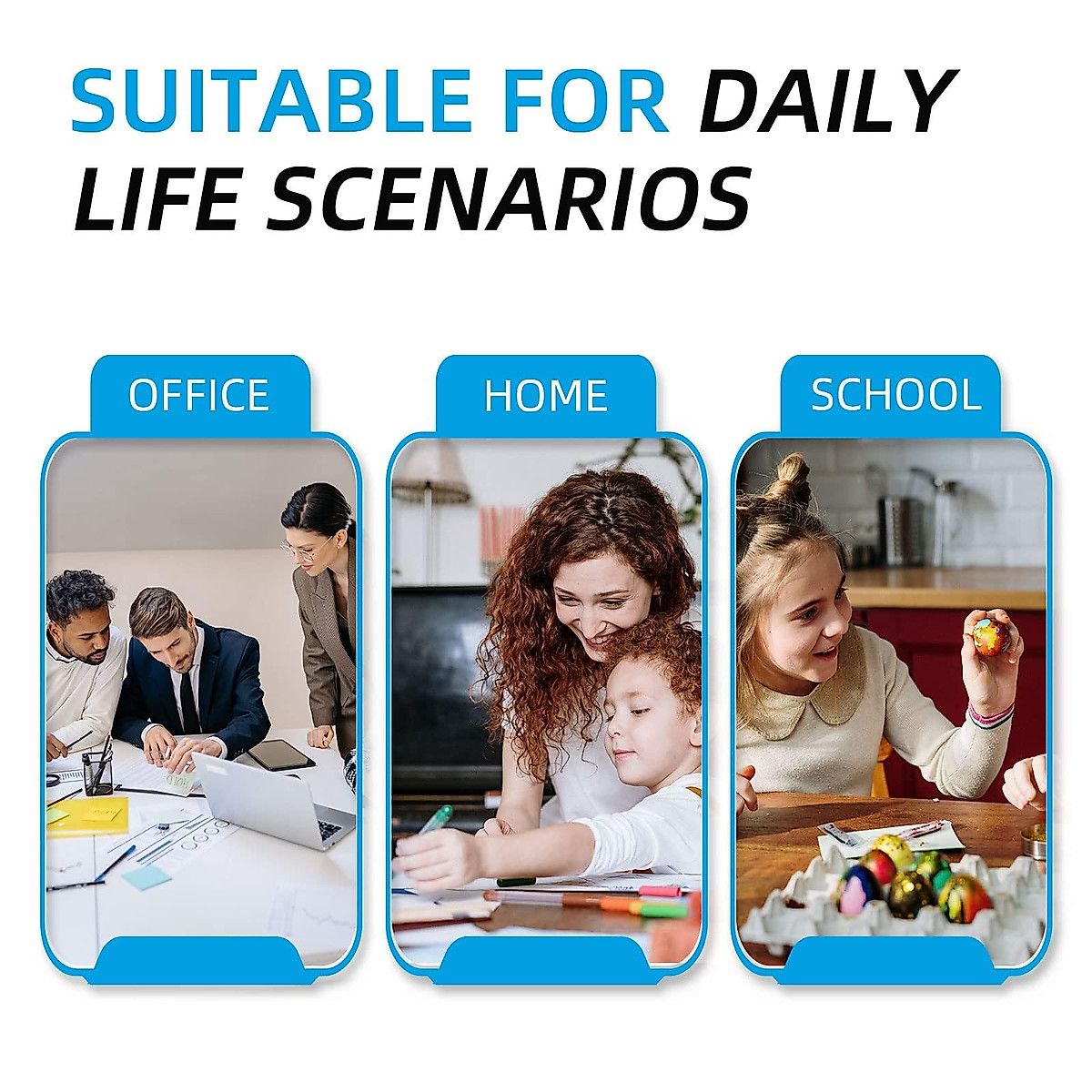 60XL Ink Cartridges for HP 60 Ink Cartridge Combo Pack Color and Black for HP 60 Black Ink Cartridge Used for HP C4680 C4780 C4795 F4480 D2530 F4280 D2680 C4600 D1620 120 110 114 Printer (2 Pack)