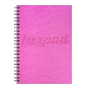 Luxpad 120 Page A5 FSC Wirebound Notebook with Durable Pressboard Covers [Assorted Pack of 10]