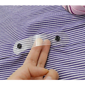 WINGKIND Invisible Tie Stays Tie Keeper Tie Clip, Great Alternative to Tie Tacks or Tie Bars (Pack of 10)