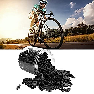 Brake Cable Caps End Tips, Plastic Durable Strong Compression Resistance Bicycle Accessories Easy Installation for Mountain Bikes for Road Bikes
