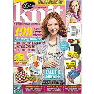 LET'S KNIT, ISSUE,114 JANUARY, 2017 (THE UK'S BEST SELLING KNIT MAGAZINE)
