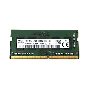 SK hynix HMA851S6CJR6N - VK Non ECC PC4-2666V 4GB DDR4 at 2666MHz 260pin SDRAM SODIMM Single Kit Laptop Memory - OEM