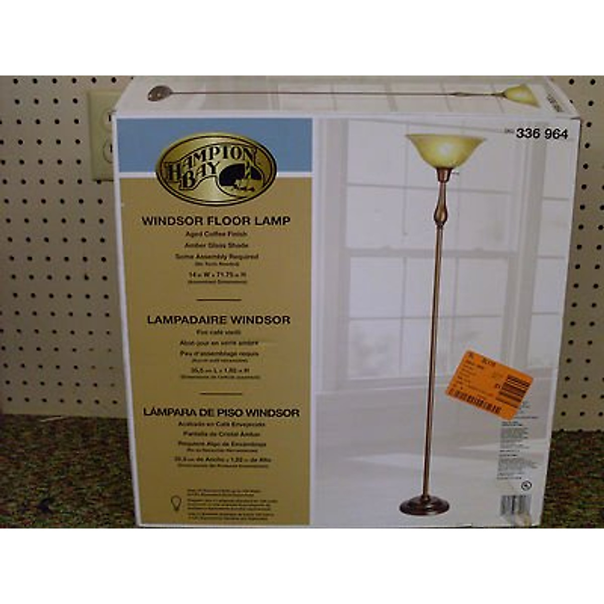 Windsor 71-3/4 in. Floor Lamp Bronze/Copper